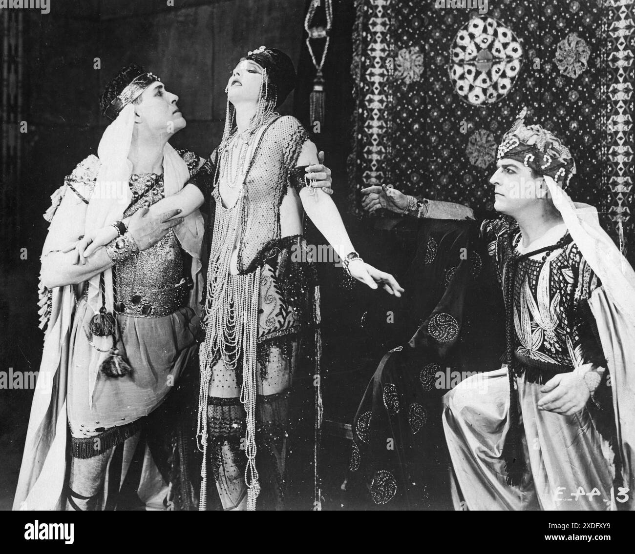 HERBERT HEYES, BETTY BLYTHE and GEORGE SIEGMANN in a scene from the ...