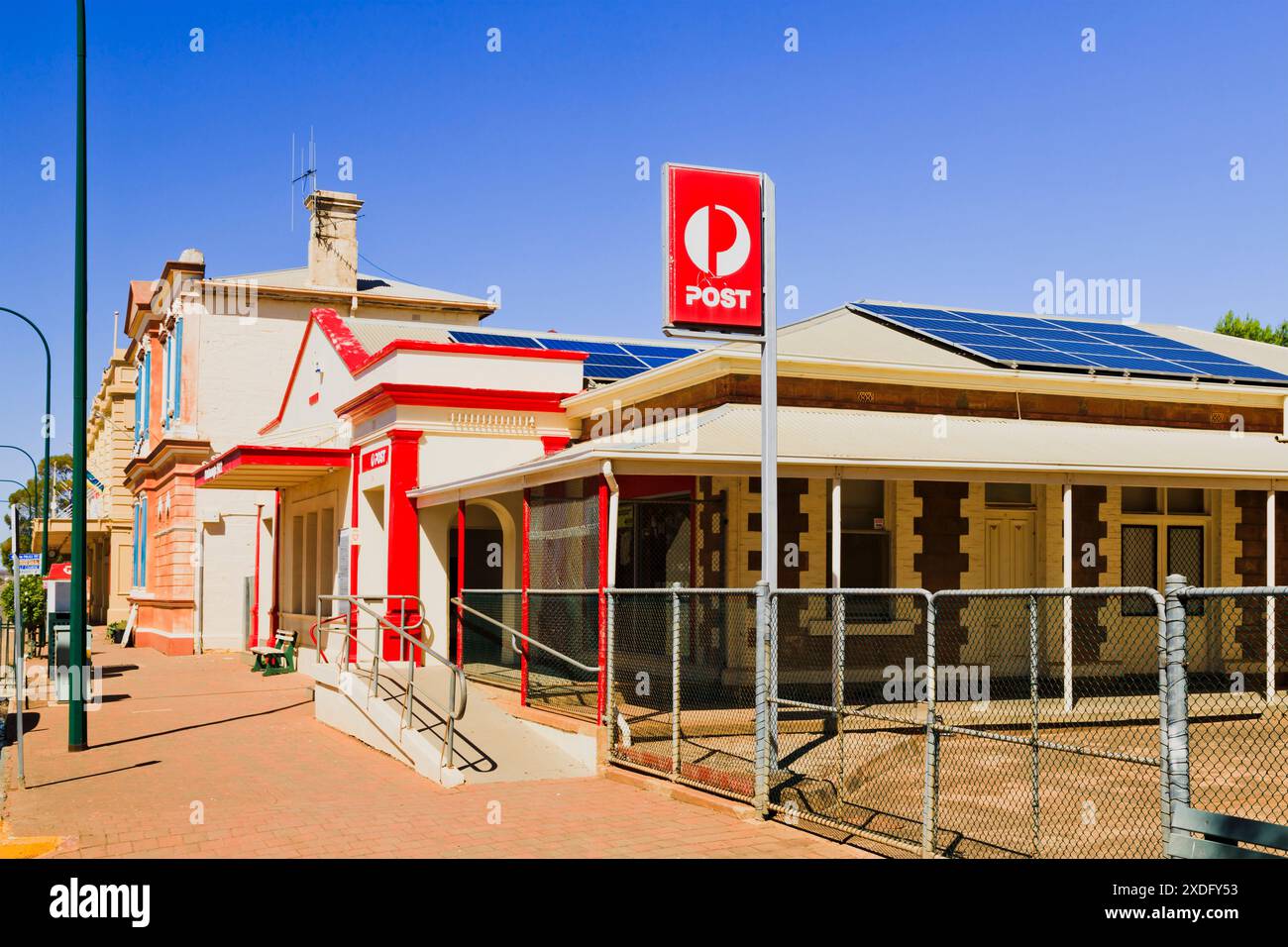 Peterborough, Australia - 3 March 2024: Post office on the main street ...