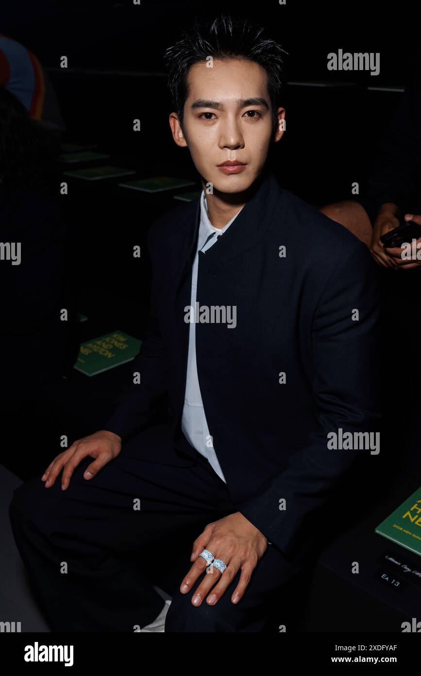 Yosh Yu attend the Dior Spring Summer 2025 collection presented Friday ...