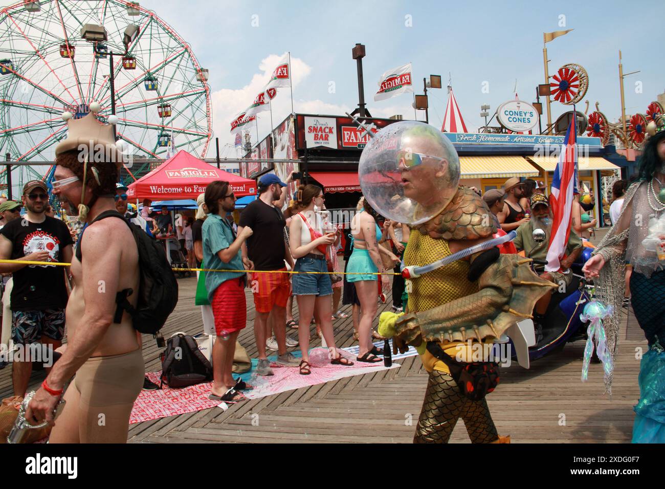 Brooklyn, New York, U.S.A. 22nd June, 2024. Brooklyn New York, Coney ...