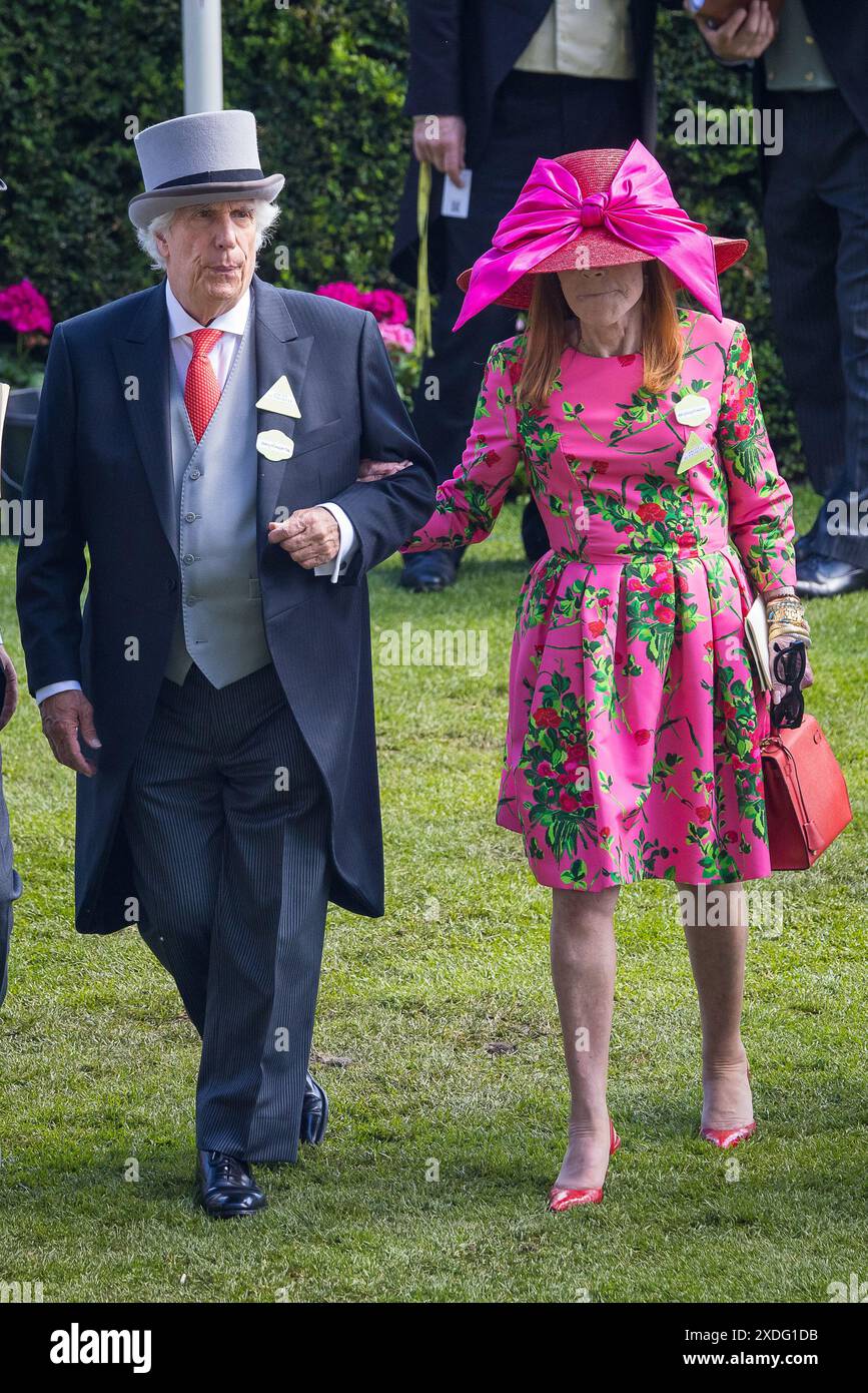 Ascot, UK. 22nd June, 2024. Henry Winkler American Actor, Comedian ...