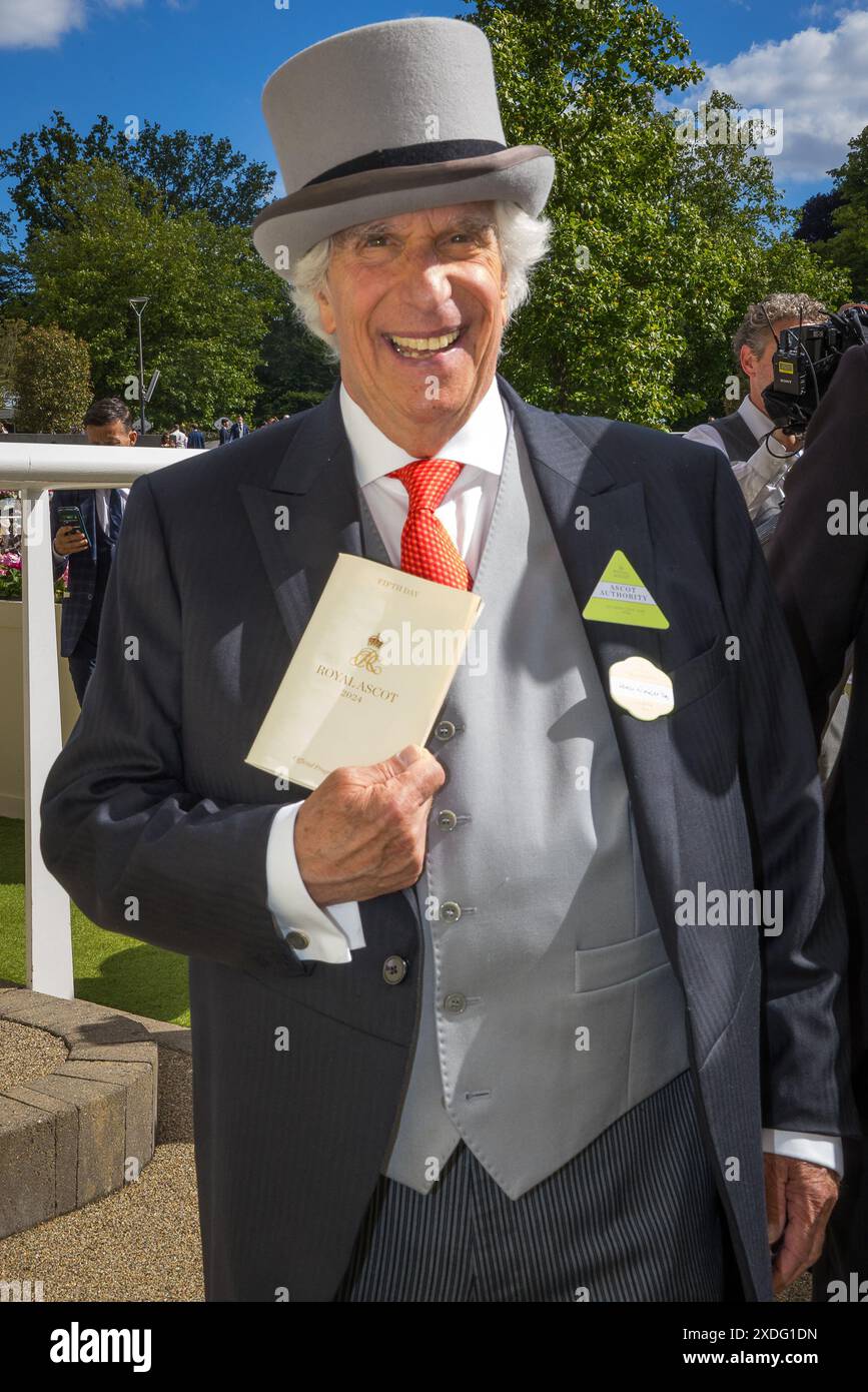 Ascot, UK. 22nd June, 2024. Henry Winkler American Actor, Comedian ...