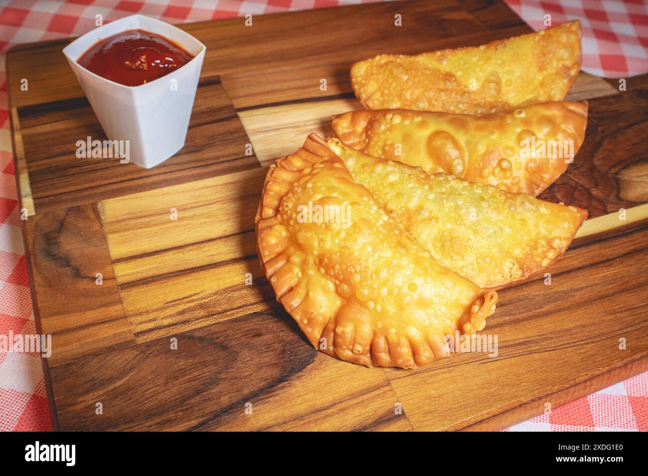 Homemade Brazilian Pastel Typical Brazilian Pastry Stock Photo - Alamy