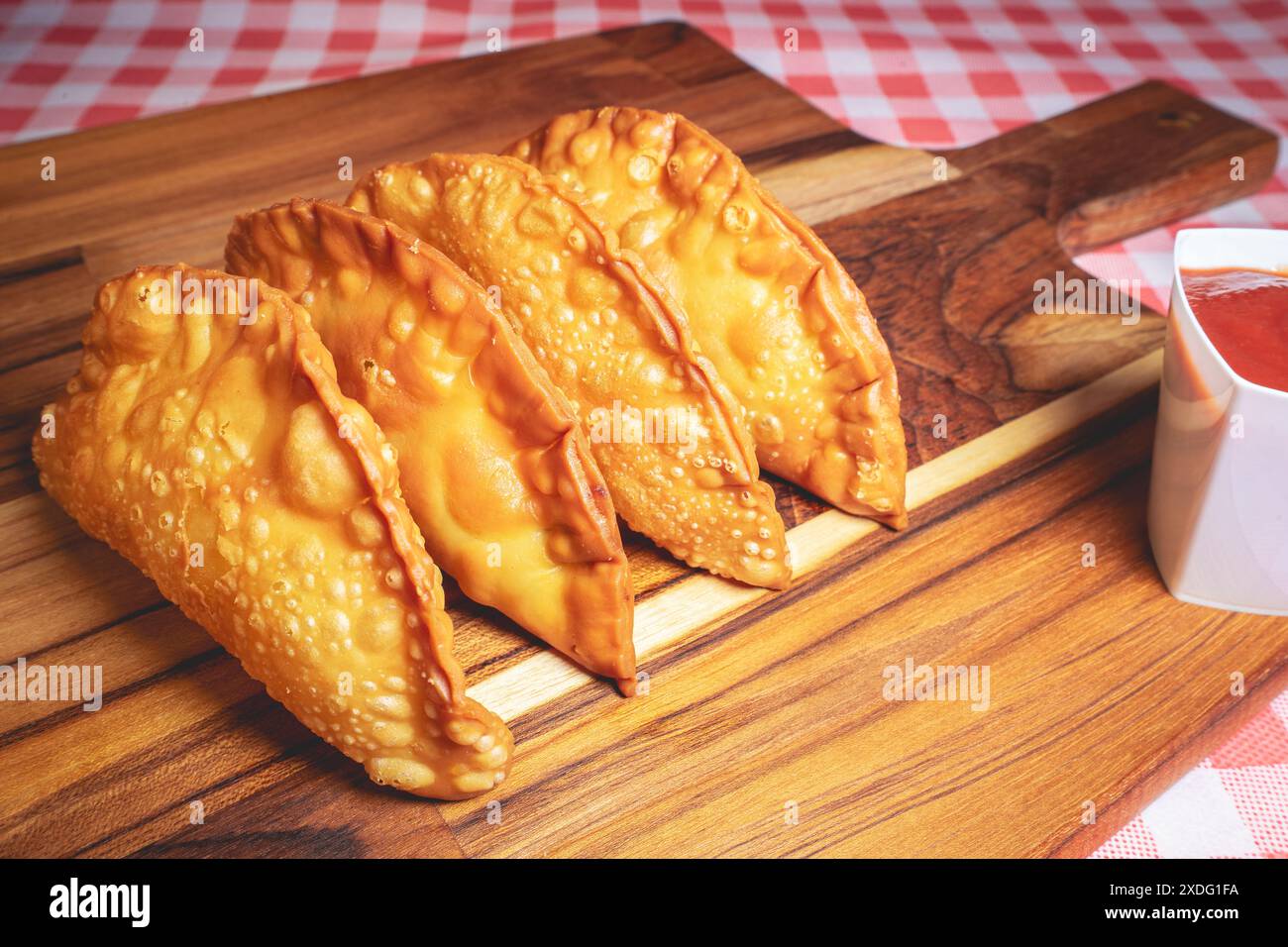 Homemade Brazilian Pastel Typical Brazilian Pastry Stock Photo - Alamy