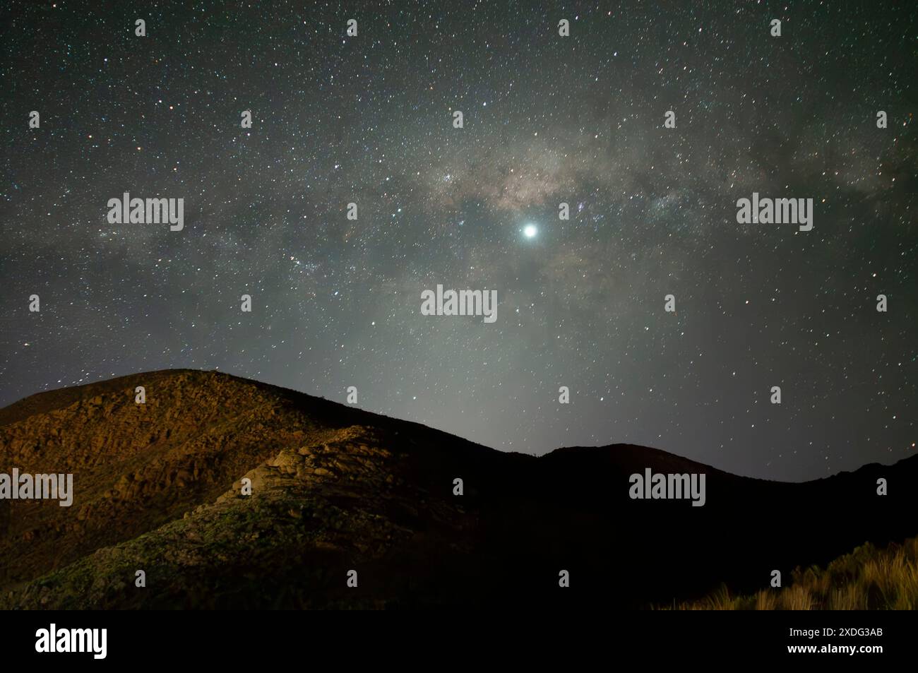 Lihue Calel National Park, Night Landscape, La Pampa, Argentina Stock ...