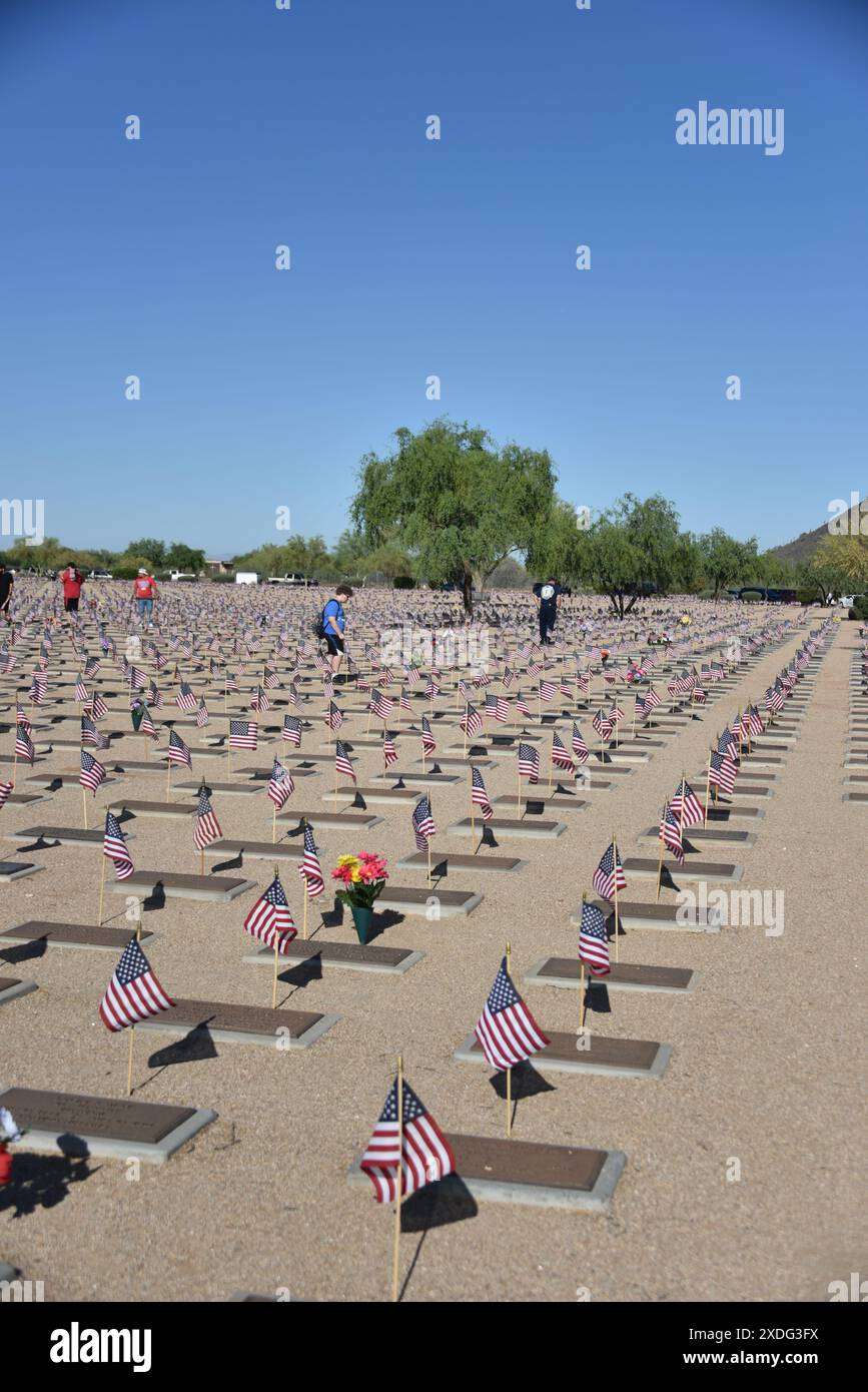 Phoenix az usa national memorial cemetery hi-res stock photography and ...