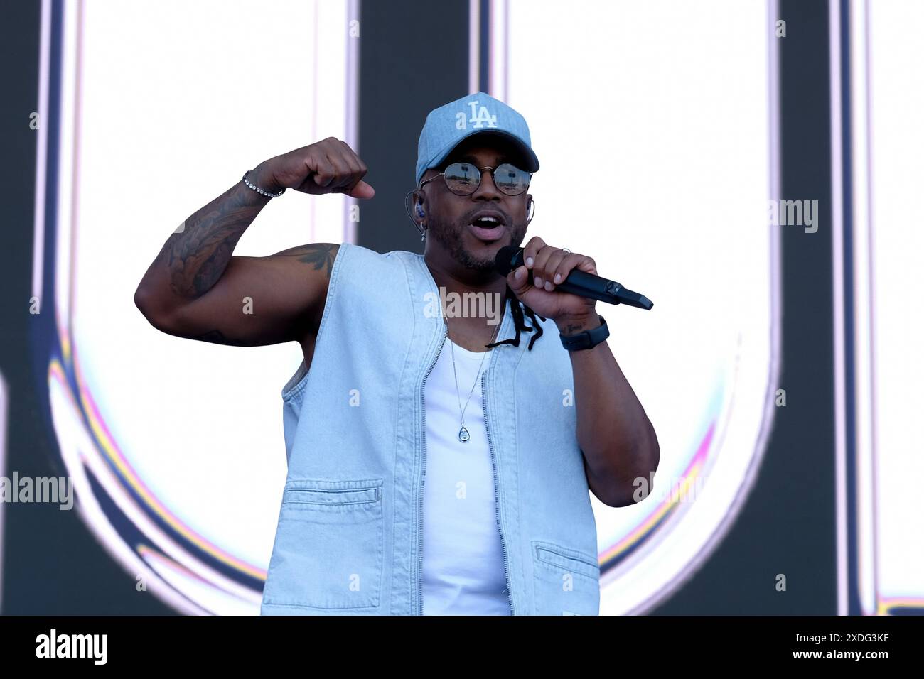 English Jamaican singer, songwriter and rapper Bradley McIntosh with ...