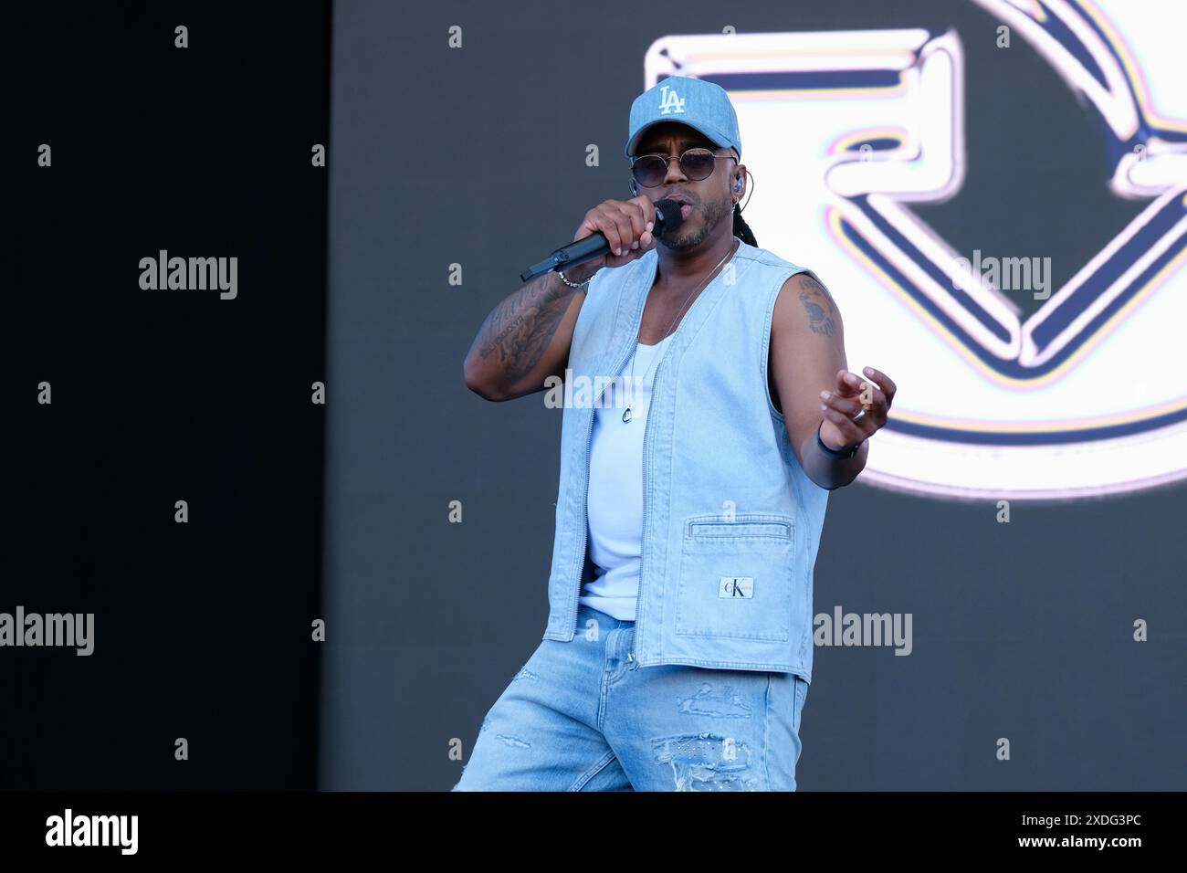 Newport, UK. 22nd June, 2024. English Jamaican singer, songwriter and ...