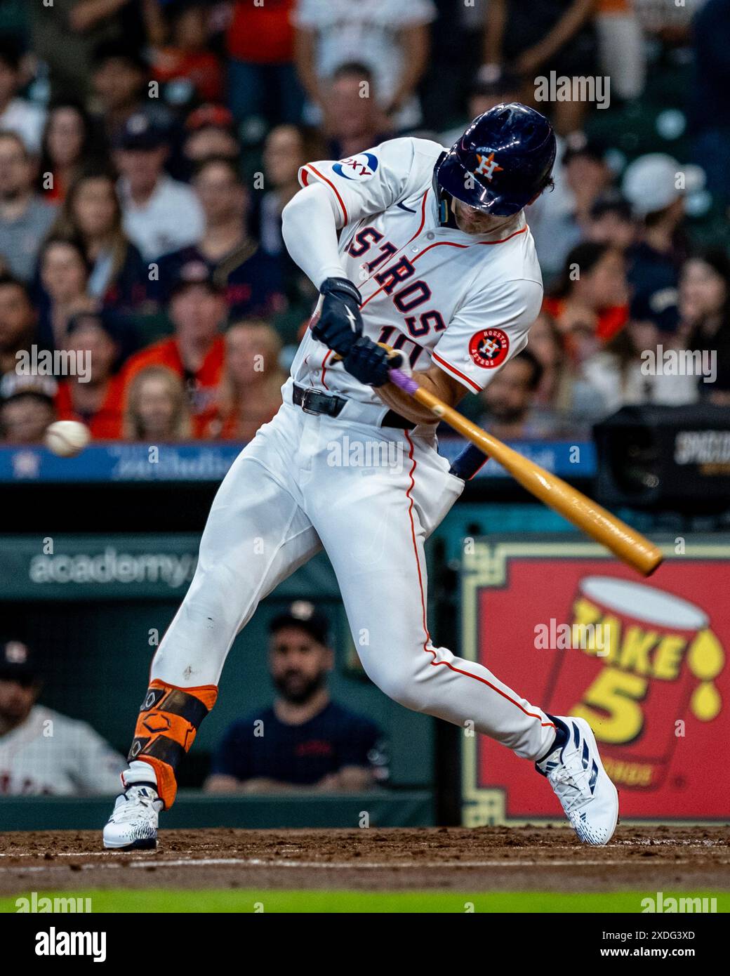 Texas, USA. 22nd June, 2024. Joey Loperfido #10 of the Houston Astros ...