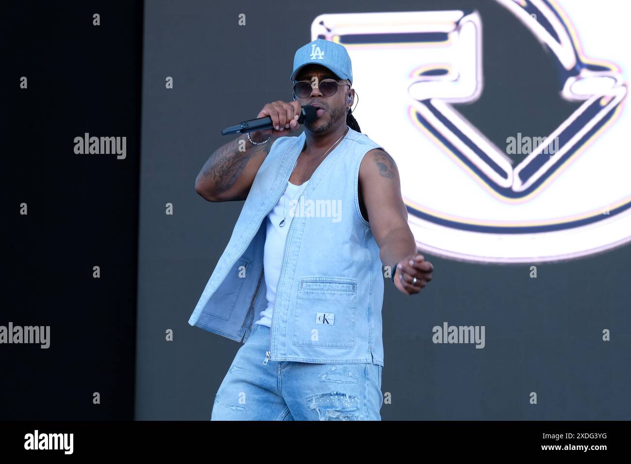 Newport, UK. 22nd June, 2024. English Jamaican singer, songwriter and ...