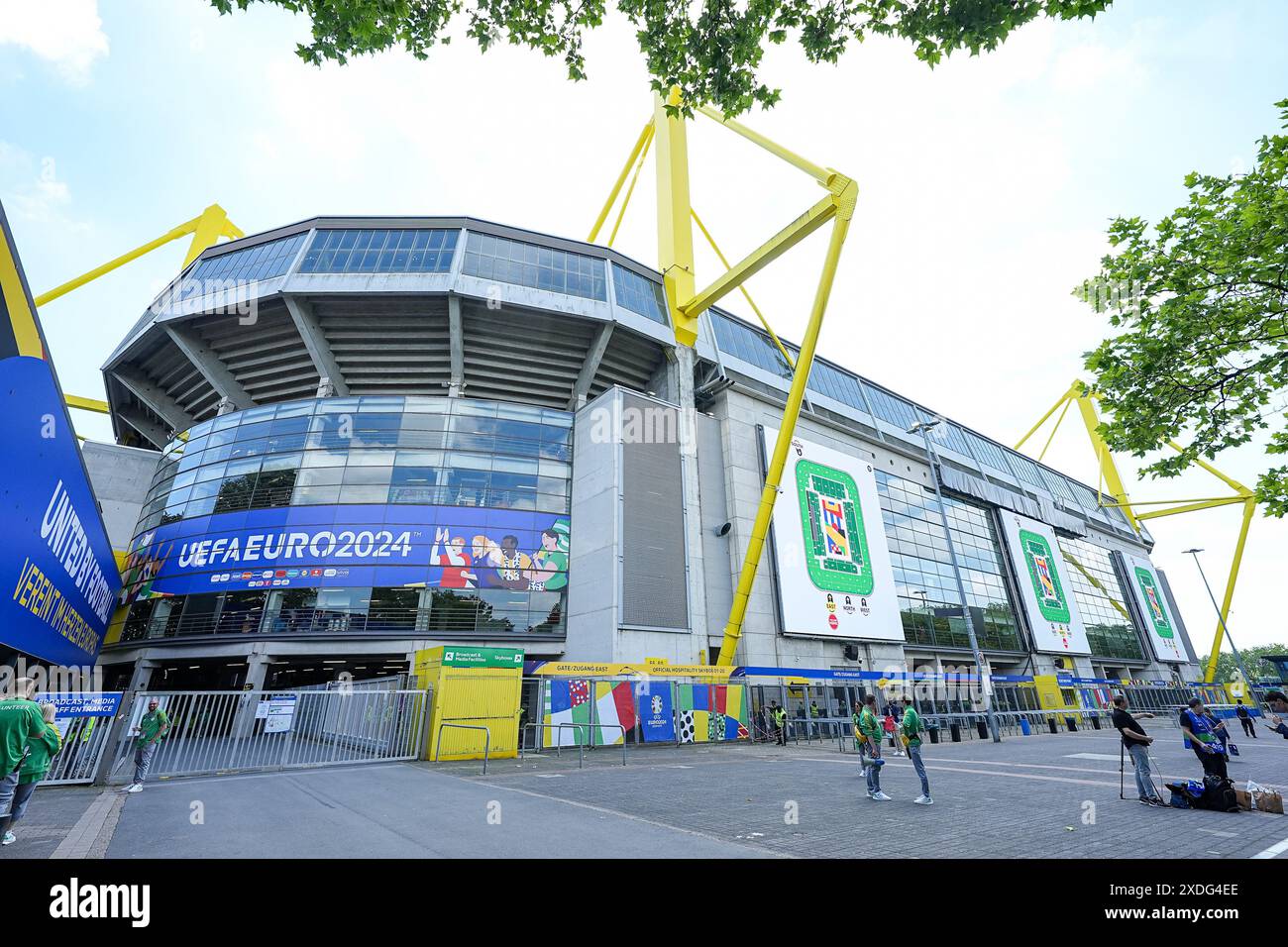 Dortmund, Germany, June 22th 2024: General view outside the stadium ...