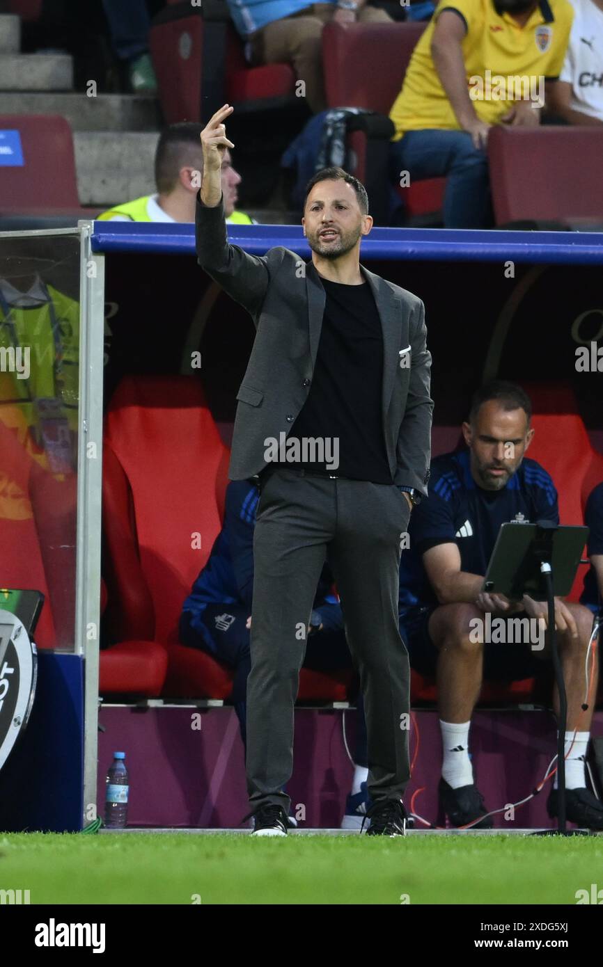 Cologne, Germany. 22nd June 2024. Domenico Tedesco Coach (Belgium ...