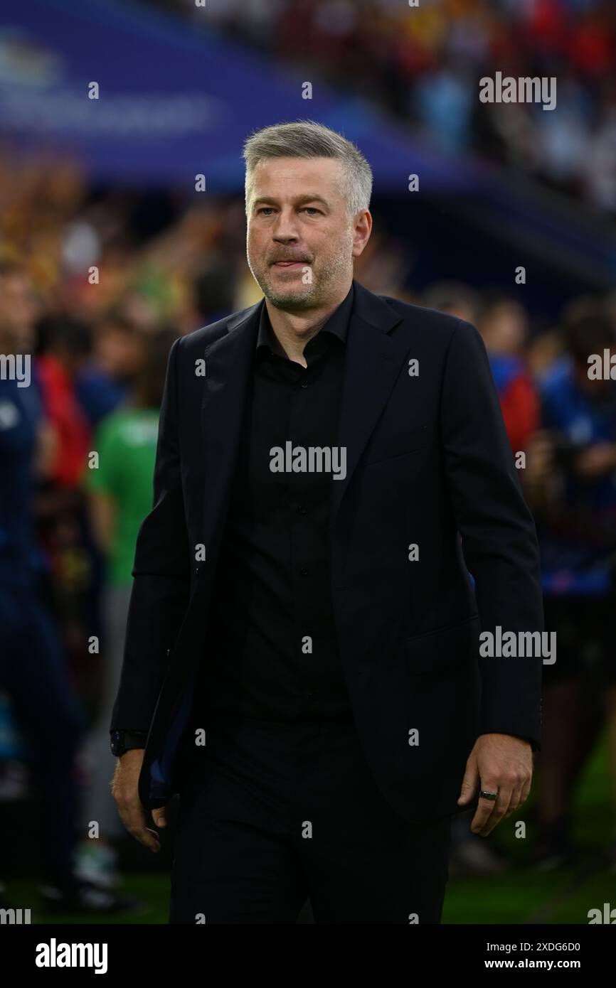 Cologne, Germany. 22nd June 2024. Edward Iordanescu Coach (Romania ...
