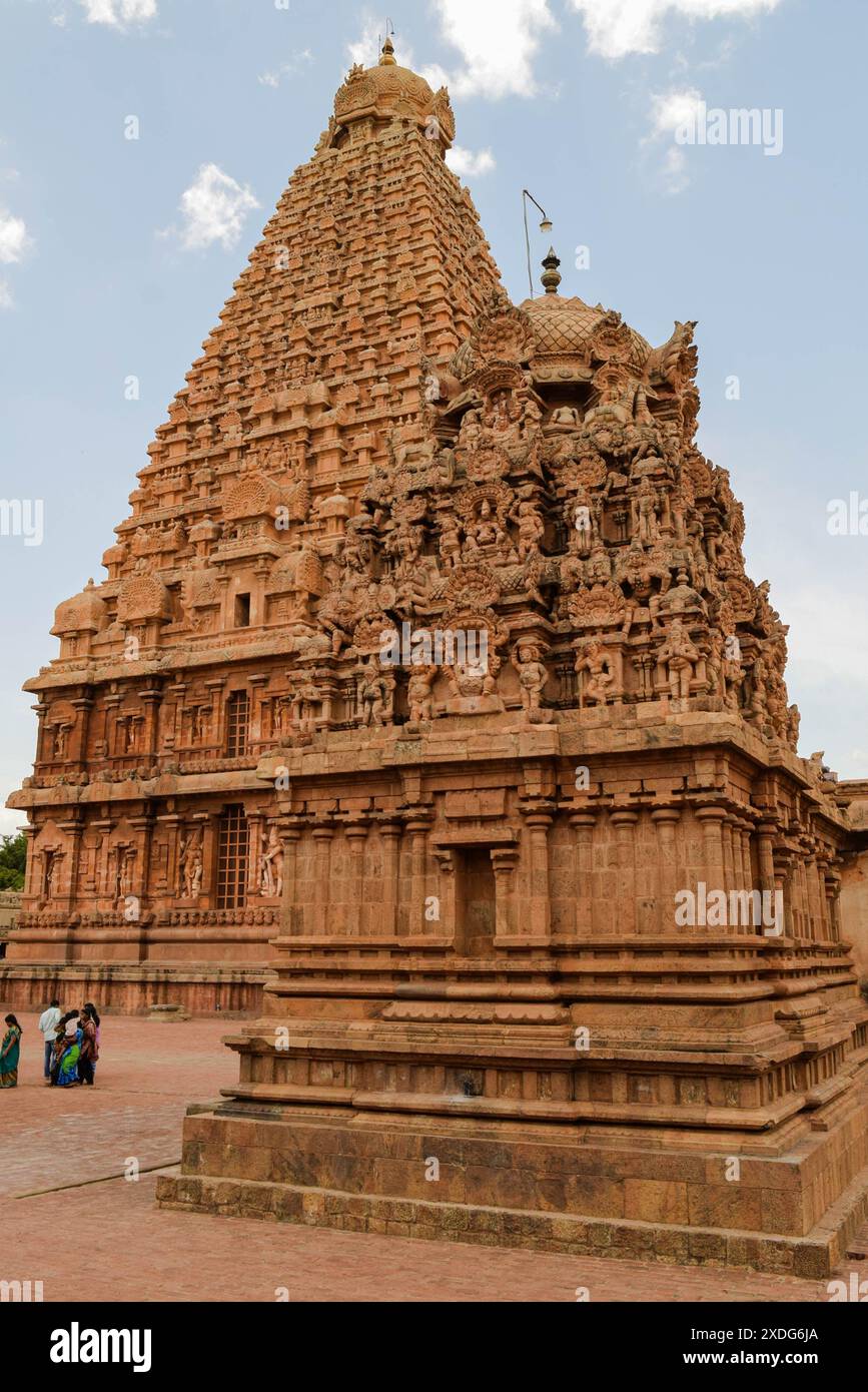 The Brihadeeswarar temple in Thanjavur, Tamilnadu, India Stock Photo ...