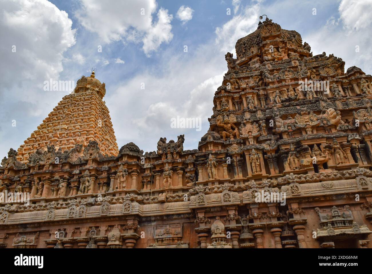 The Brihadeeswarar temple in Thanjavur, Tamilnadu, India Stock Photo ...