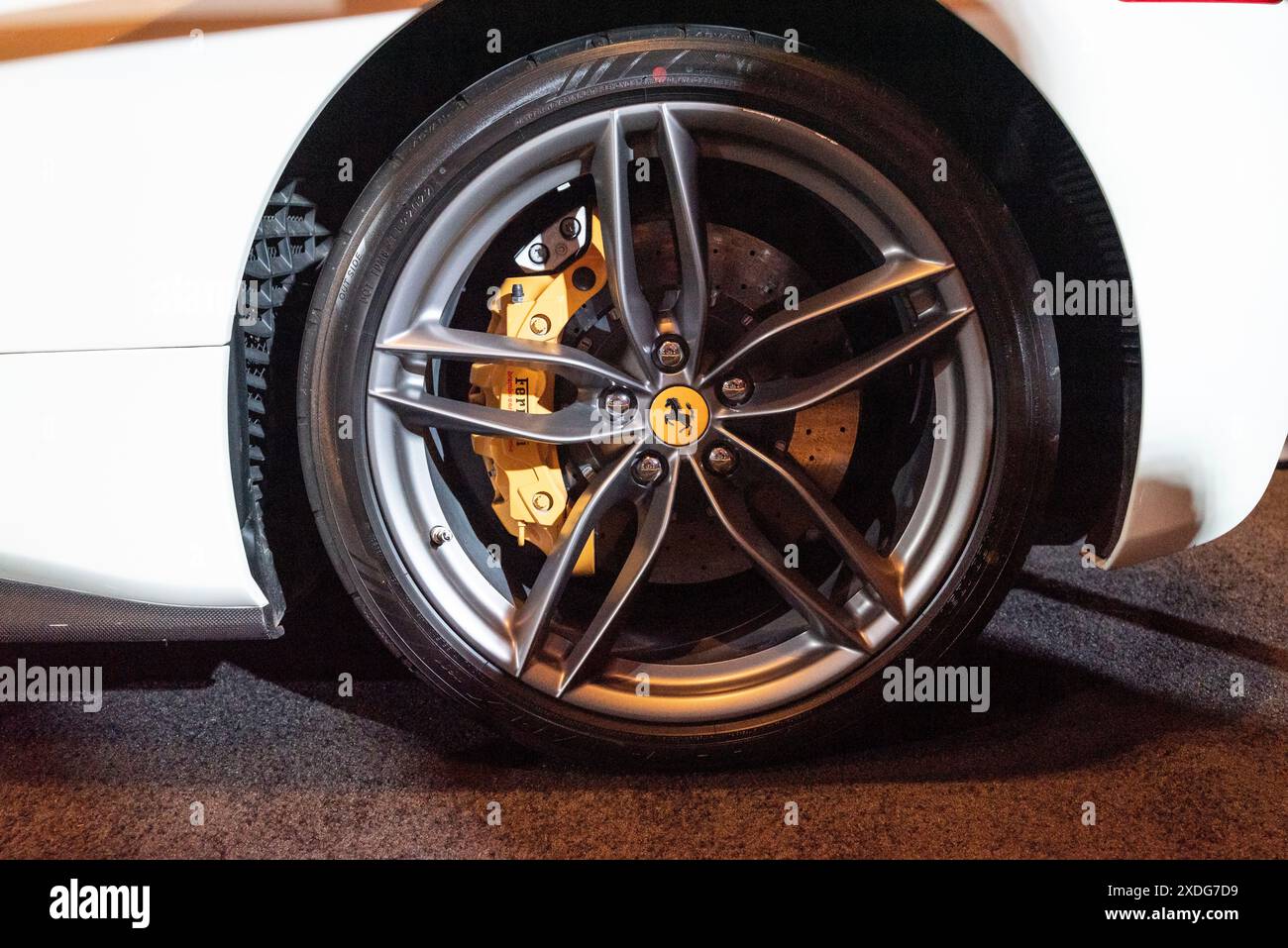 The Ferrari wheel is an epitome of precision engineering and exquisite ...