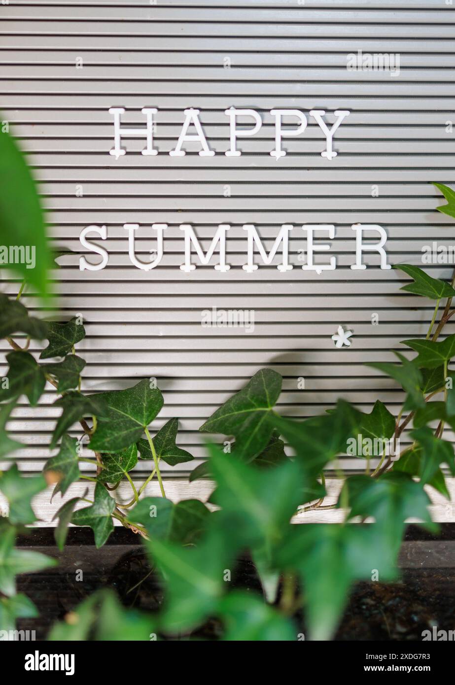 Happy Summer 2024 Letter Board Sign Stock Photo - Alamy