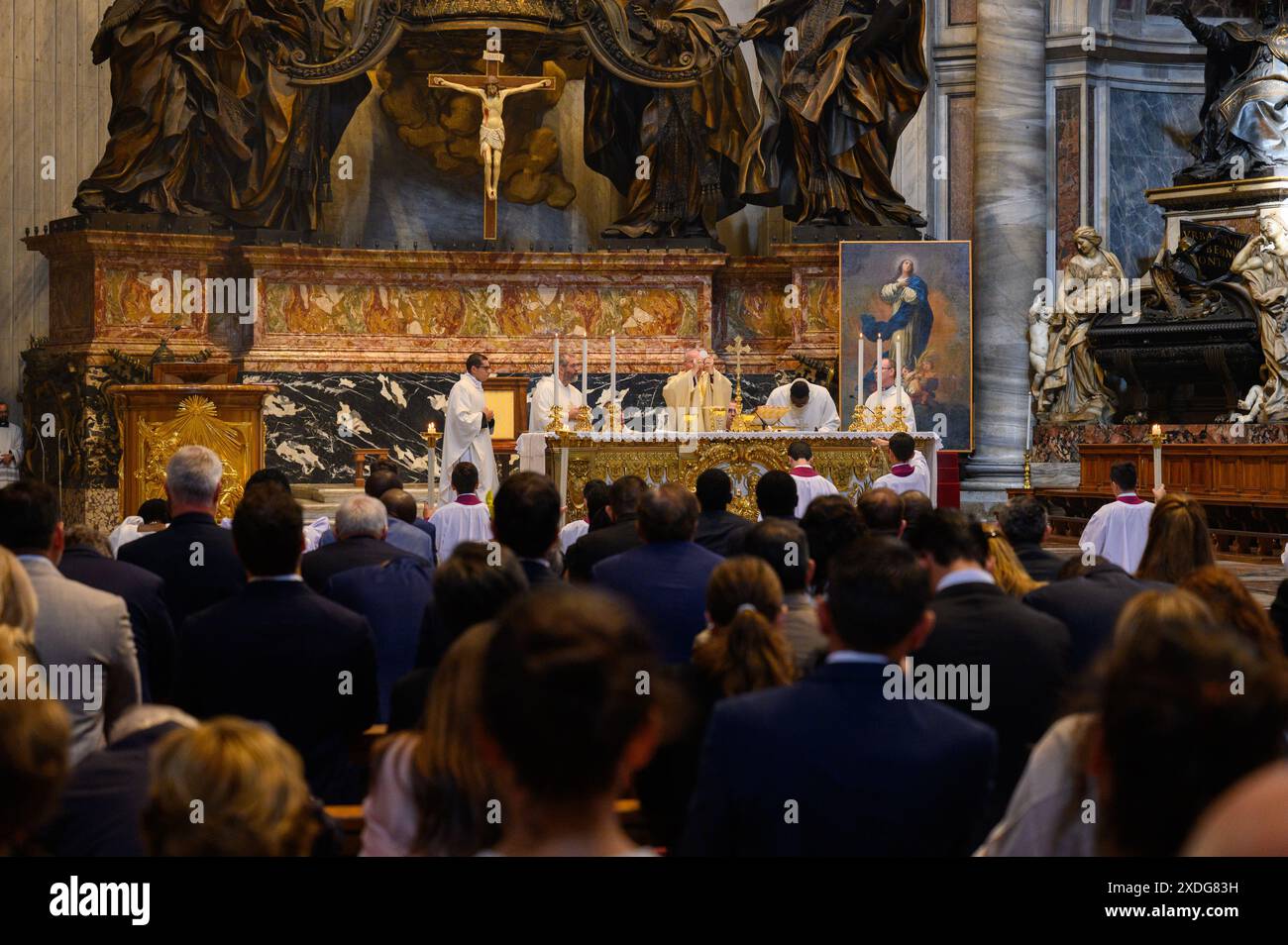 Cardinal Christoph Schönborn celebrating Holy Mass at the Altar of the ...