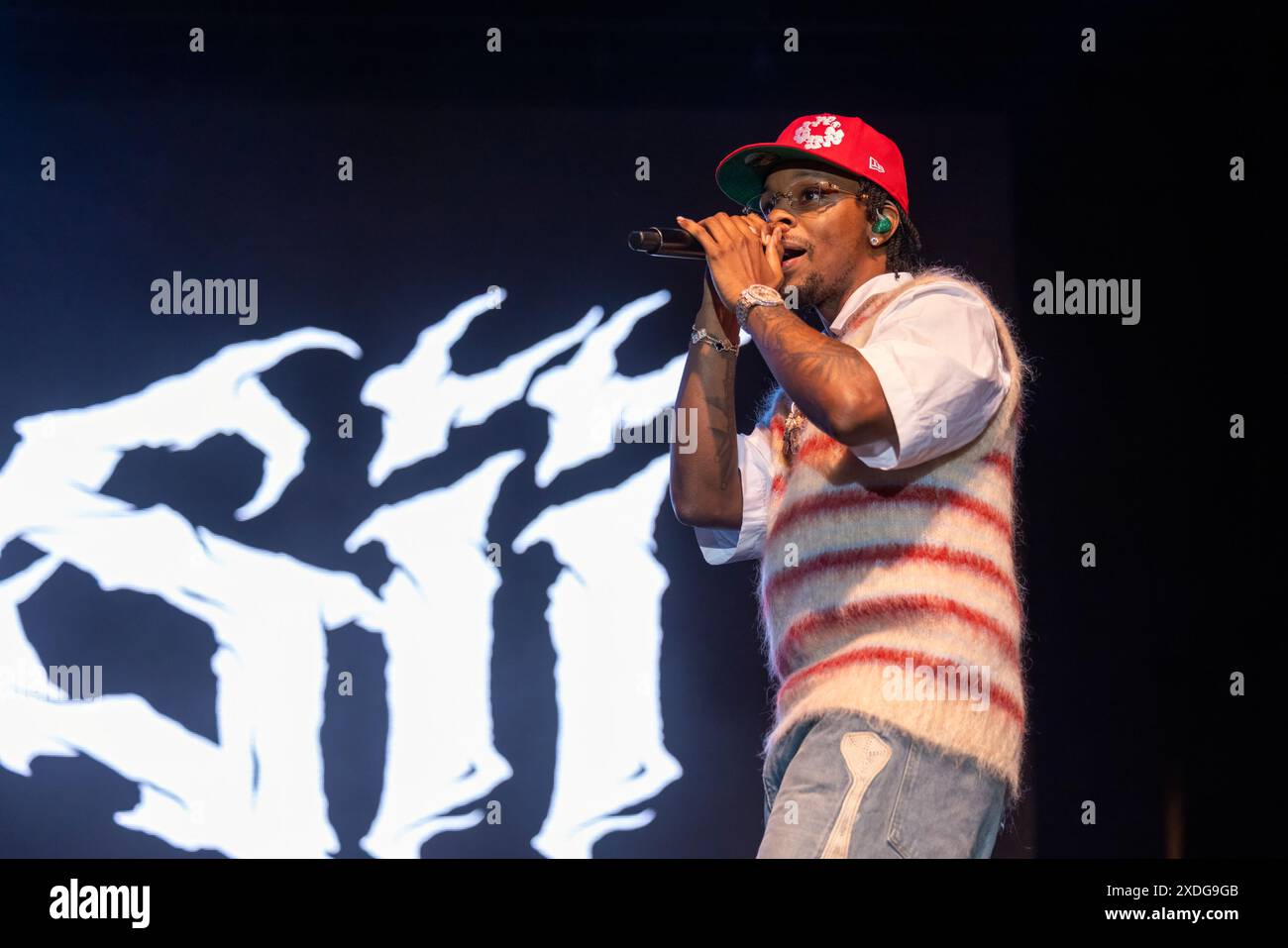 Milwaukee, USA. 21st June, 2024. Rapper Toosii (Nau'Jour Lazier ...