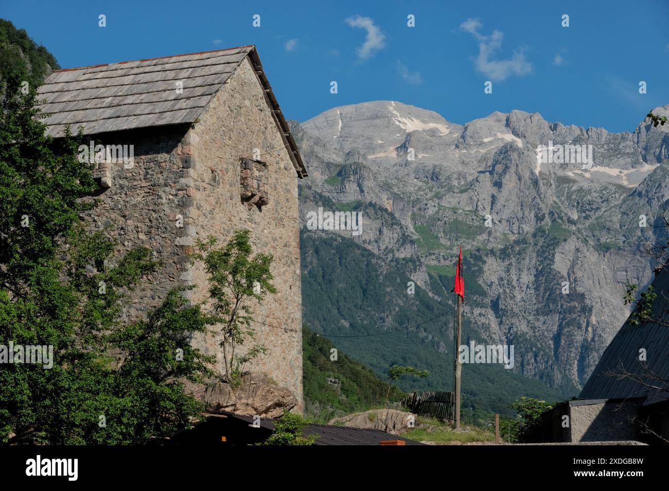 The Nicoll Kolçeku Kulla (tower house) for blood feuds, Peaks of the ...