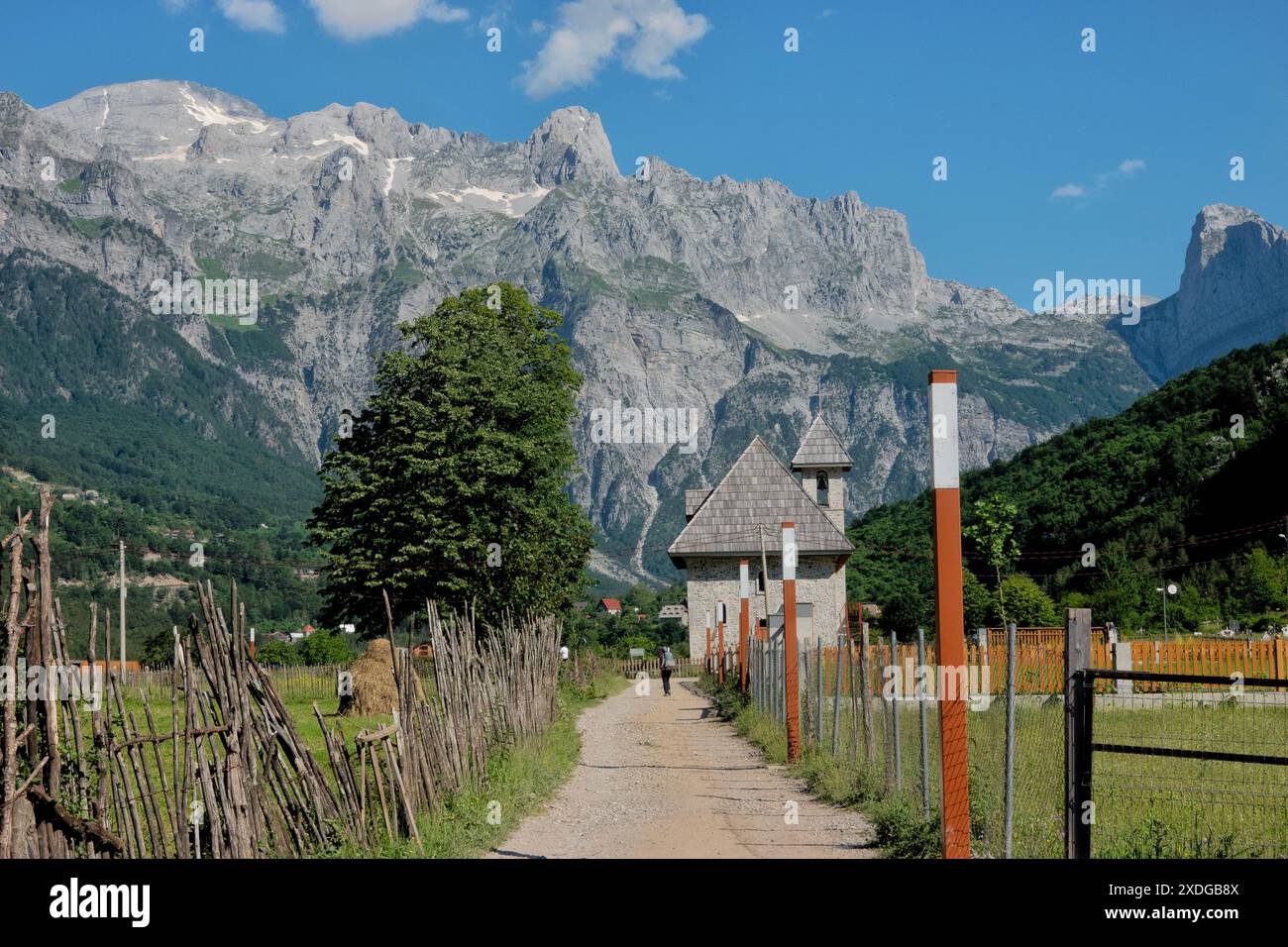 The church of Theth, Peaks of the Balkans, Accursed Mountains, Theth ...