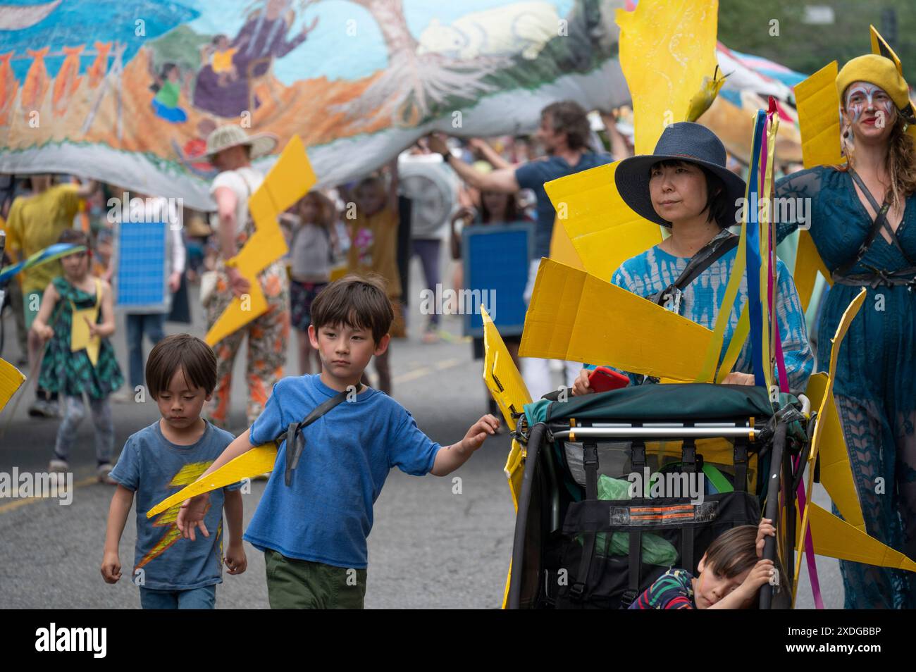 June 22, 2024, Seattle, Washington, USA: Thousands celebrate summer at ...