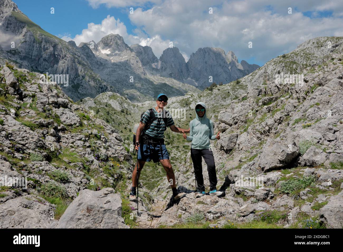 Trekking the stunning Peaks of the Balkans trail, Cafa Pejes Pass ...