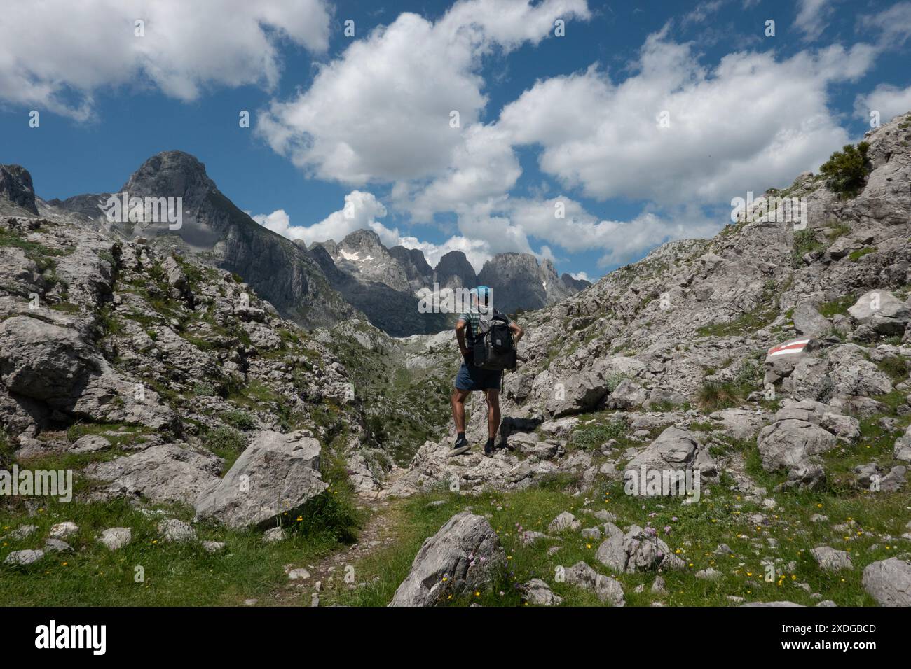 Trekking the stunning Peaks of the Balkans trail, Cafa Pejes Pass ...
