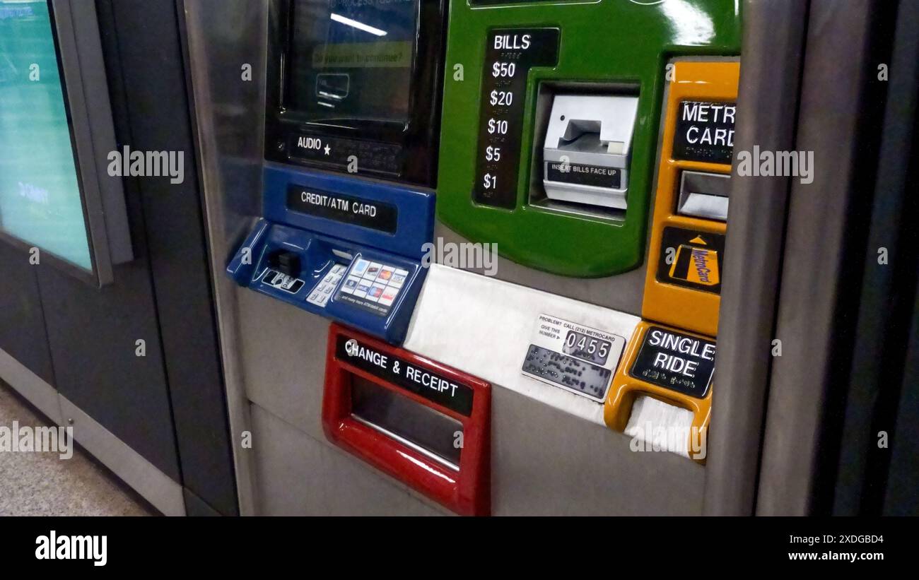 Blue Atm Card Reader With A Slot For Inserting A Card And A Numeric