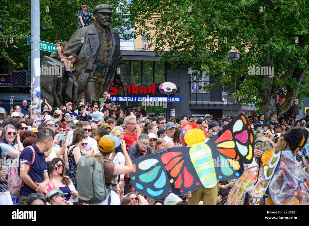 Seattle fremont solstice parade hi-res stock photography and images - Alamy