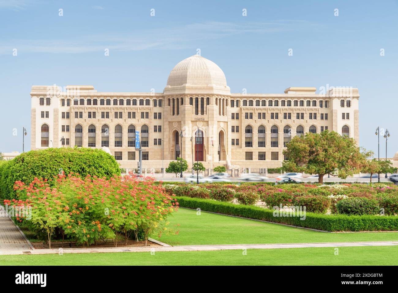 Muscat, Oman - 17 October, 2018: Scenic view of the Supreme Court ...