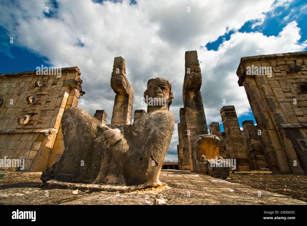 Statue of chac mool at chichen itza hi-res stock photography and images ...