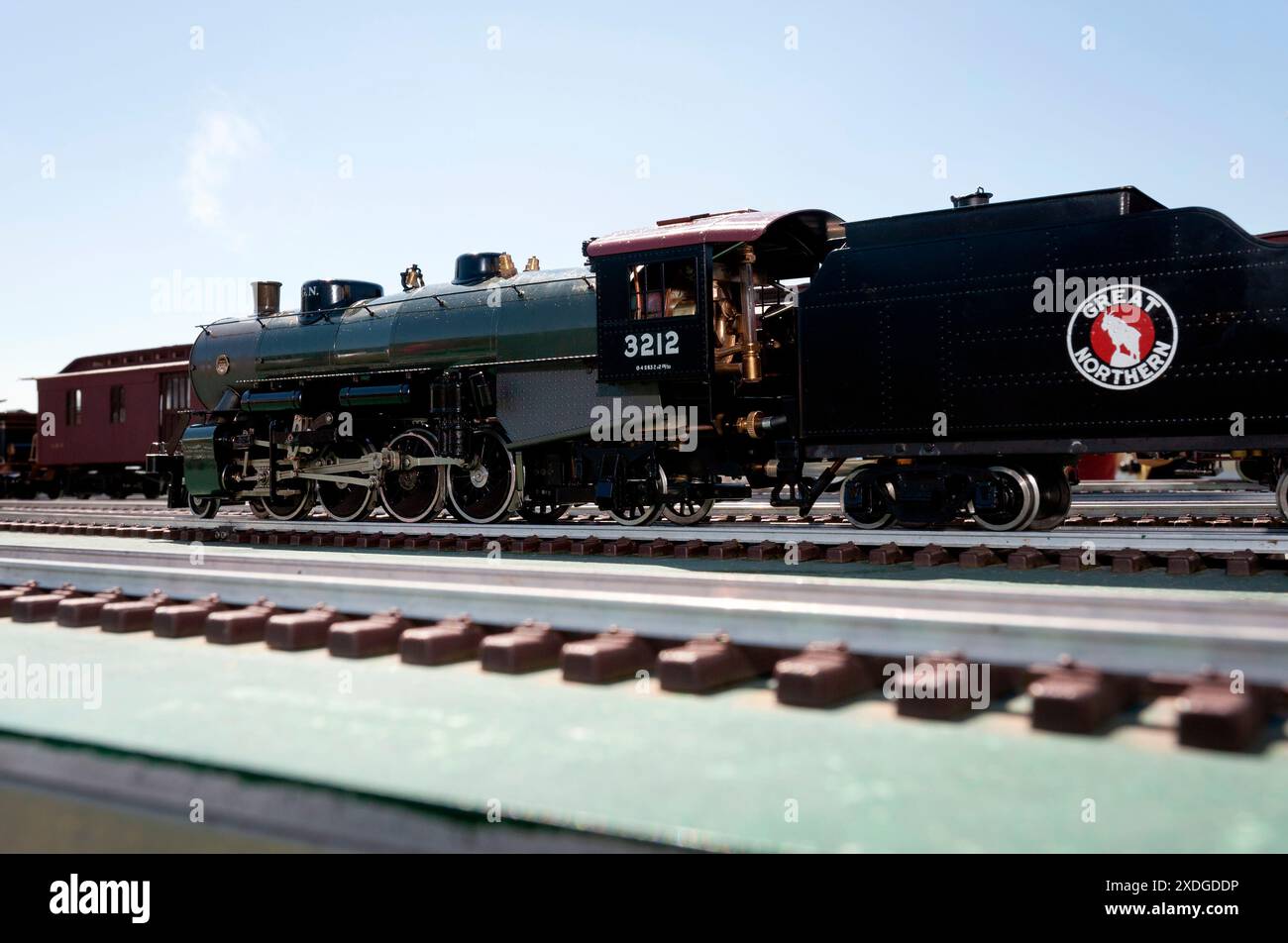 Model steam locomotive hi-res stock photography and images - Alamy