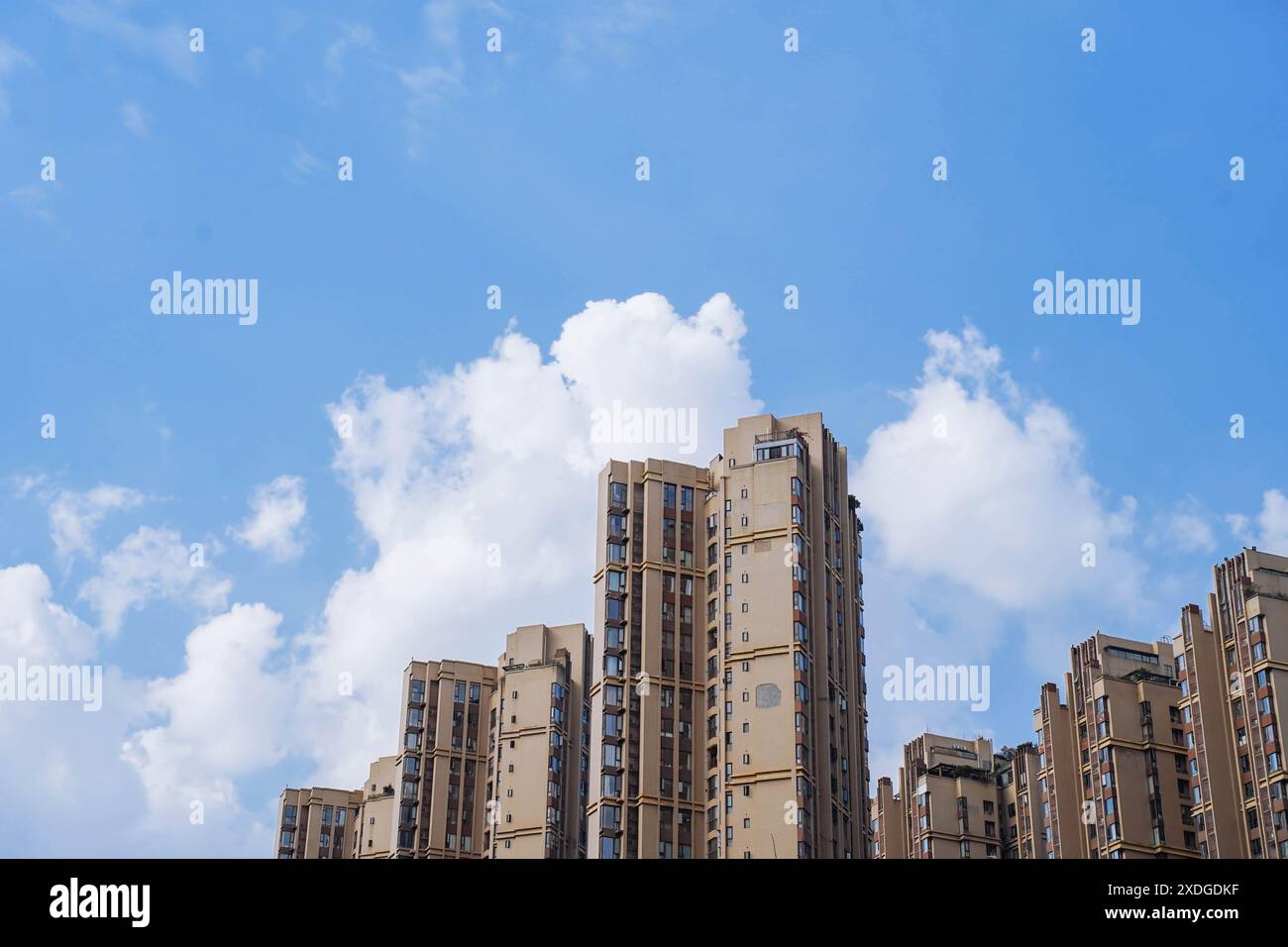 High rise residential building of public estate in Chengdu city Stock ...