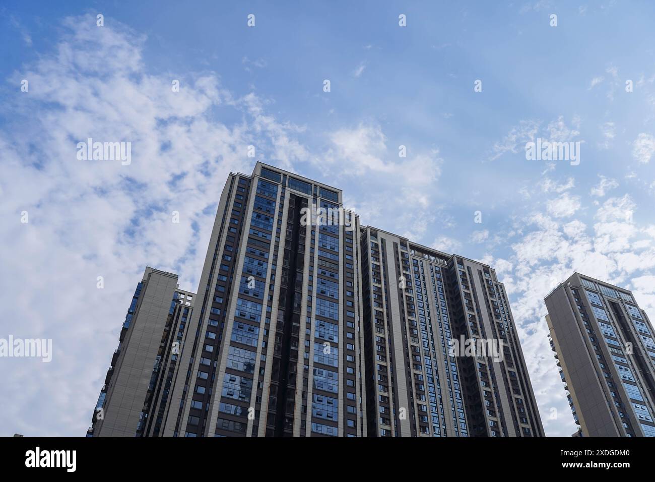 High rise residential building of public estate in Chengdu city Stock ...