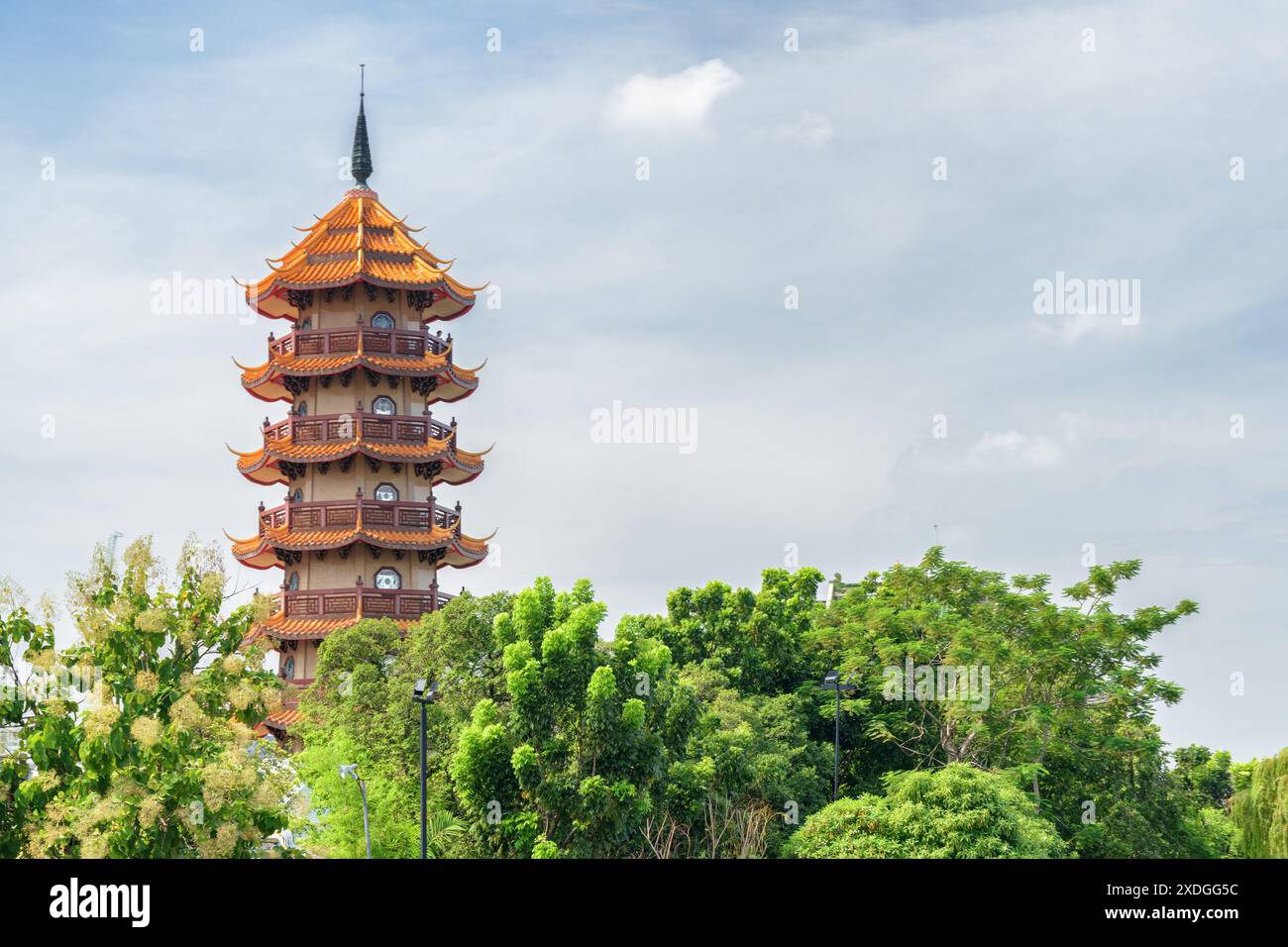 Pagoda style temple building hi-res stock photography and images - Alamy