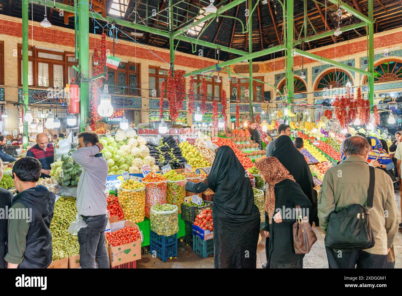 Tehran, Iran - 18 October, 2018: Wide range of fresh vegetables at ...