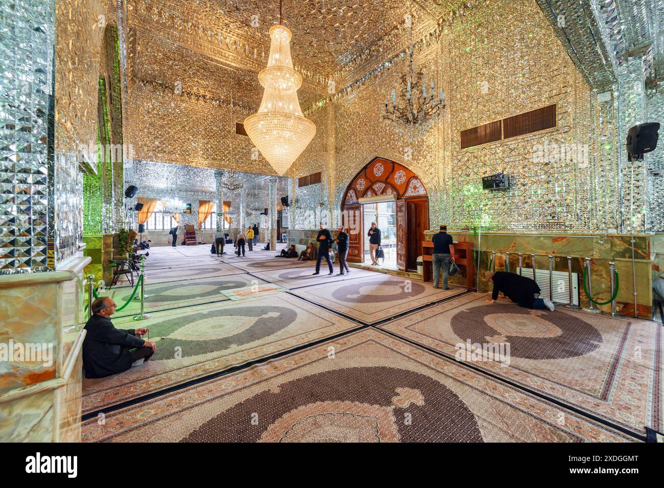 Tehran, Iran - 18 October, 2018: Scenic view of prayer hall in ...