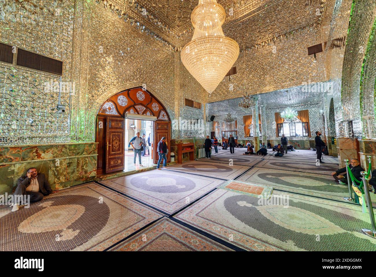 Tehran, Iran - 18 October, 2018: Scenic view of prayer hall in ...