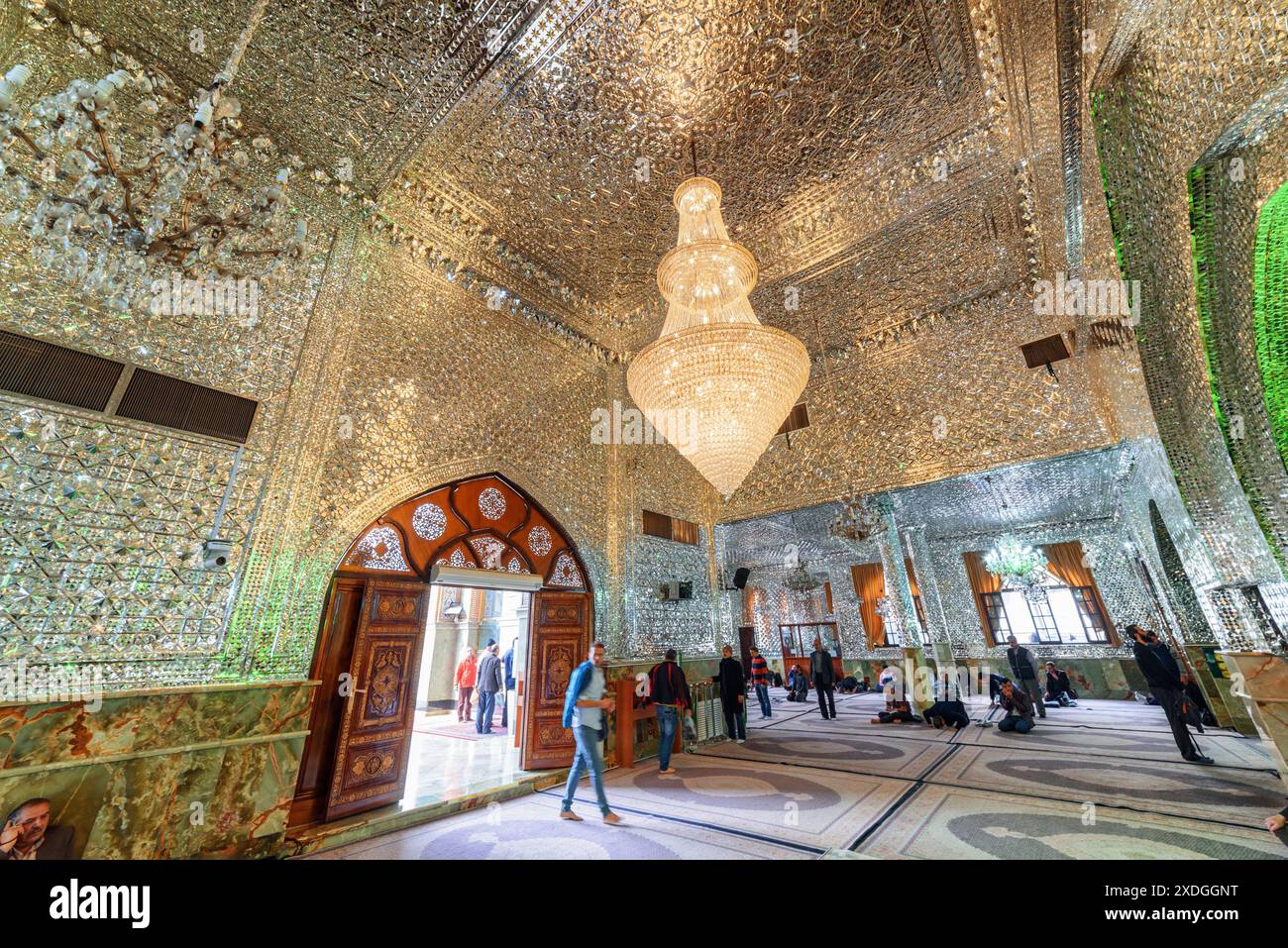 Tehran, Iran - 18 October, 2018: Scenic view of prayer hall in ...