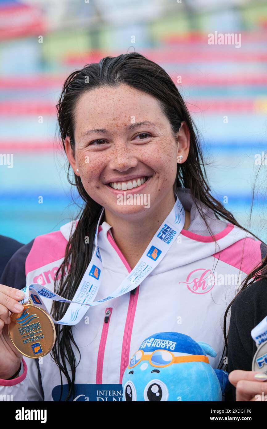 Rome, Italy. 21st June, 2024. Siobhan Haughey of Hong-Kong on the ...