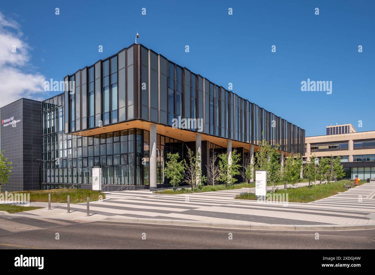 Calgary, Alberta - June 20, 2024: Exterior of the Haskayne School of ...