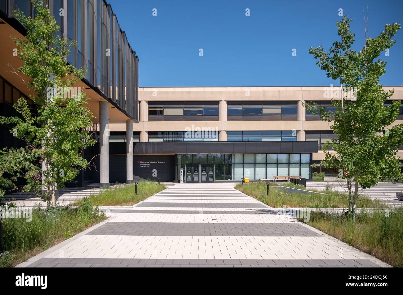 Calgary, Alberta - June 20, 2024: Exterior of the Haskayne School of ...