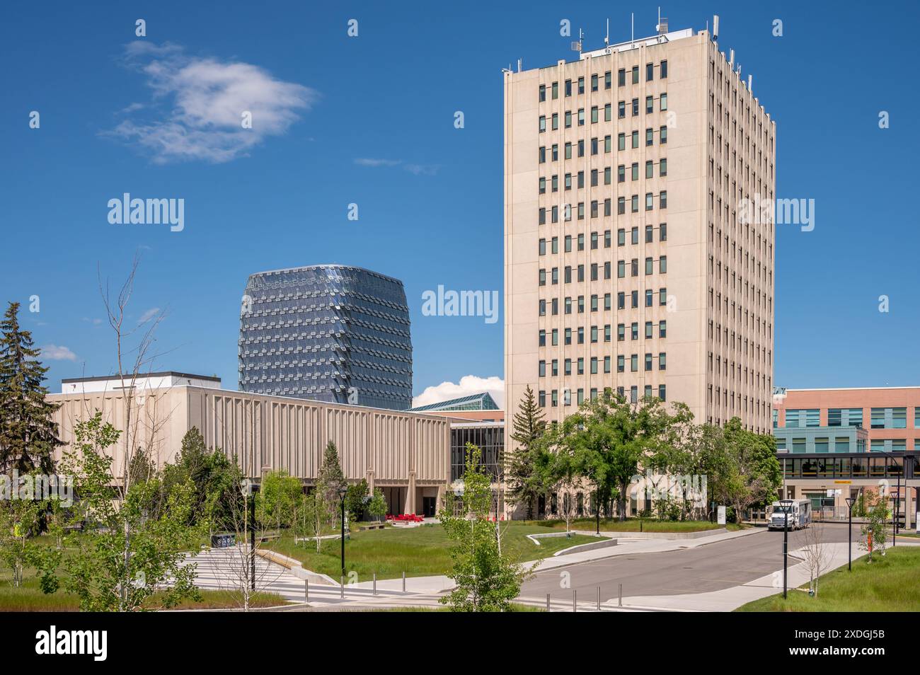 Calgary, Alberta - June 20, 2024: Exterior of the Education Classroom ...