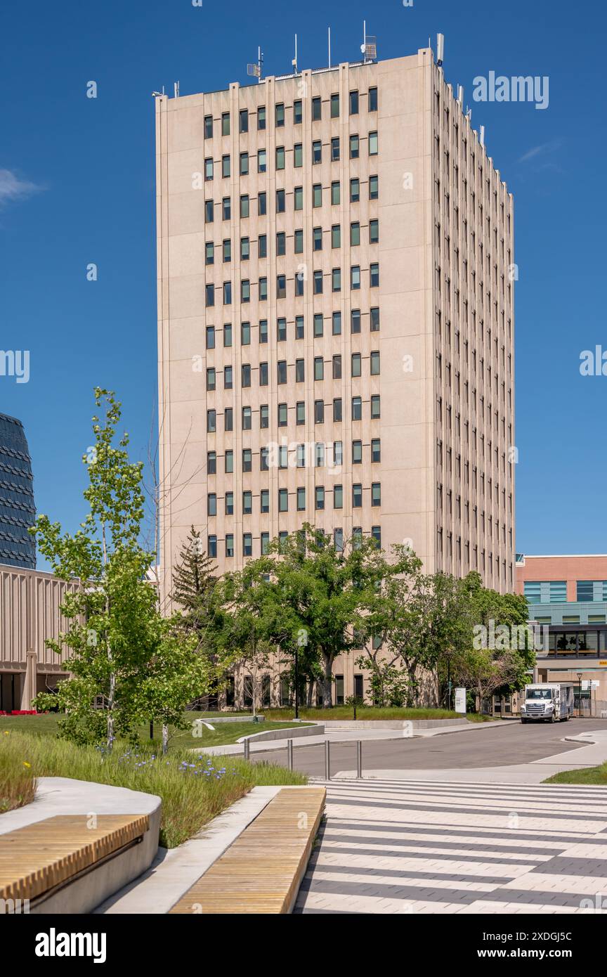 Calgary, Alberta - June 20, 2024: Exterior of the Education Classroom ...