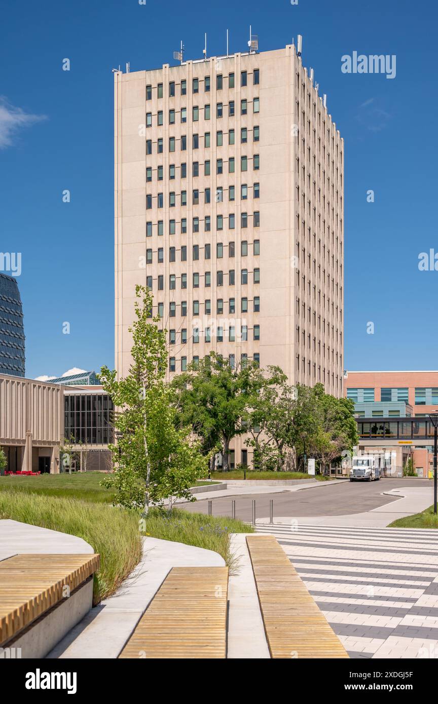 Calgary, Alberta - June 20, 2024: Exterior of the Education Classroom ...