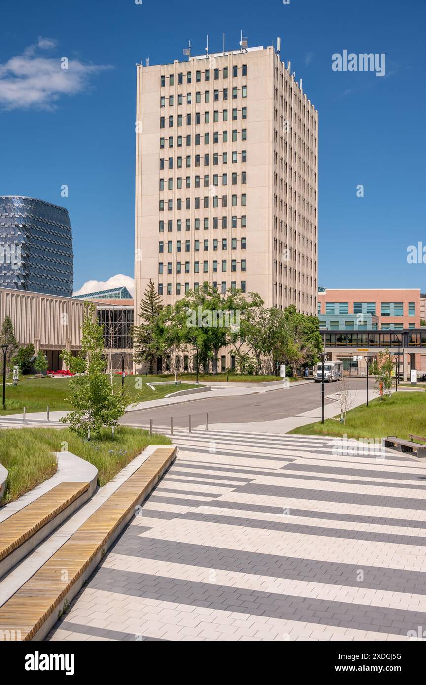 Calgary, Alberta - June 20, 2024: Exterior of the Education Classroom ...