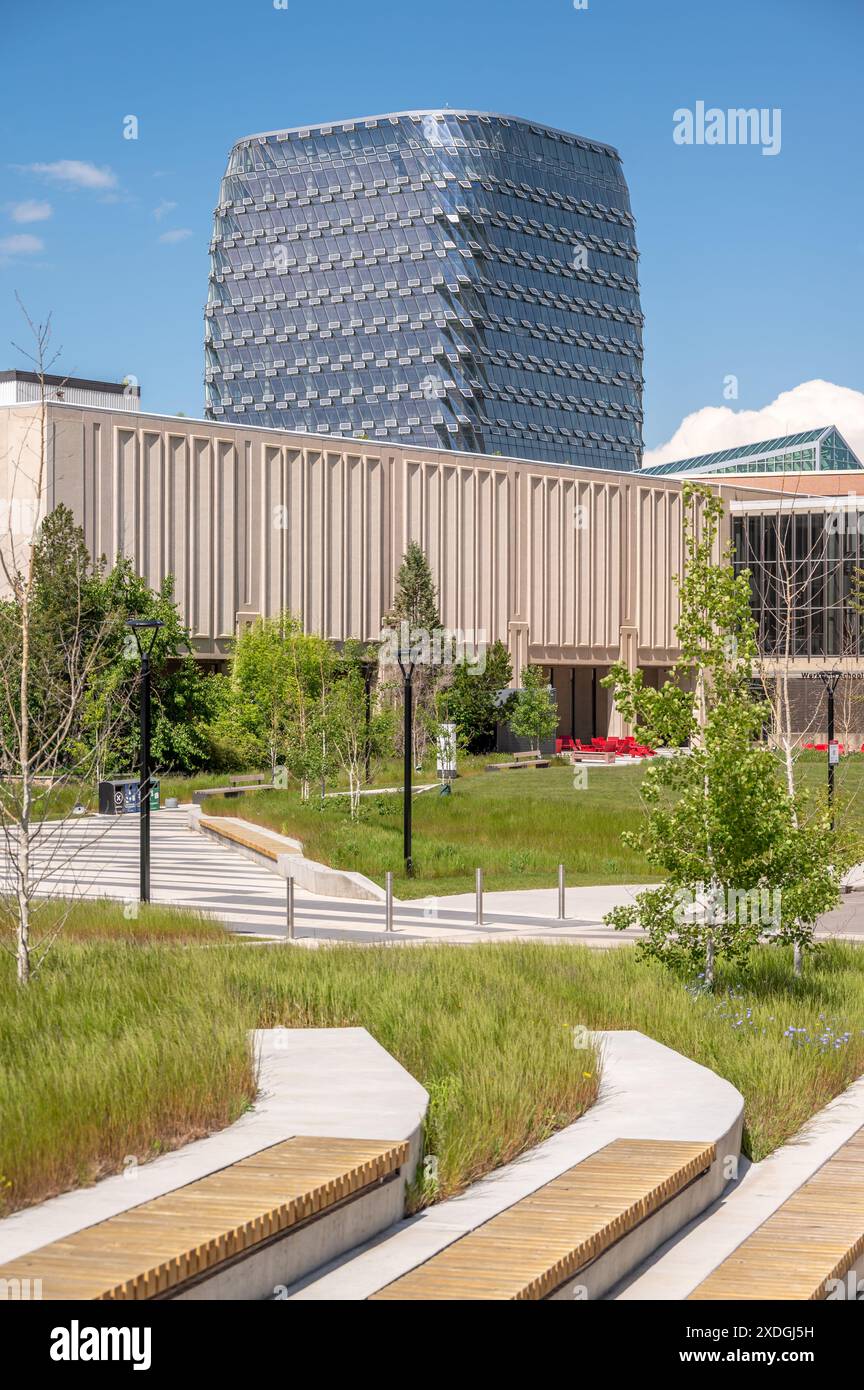 Calgary, Alberta - June 20, 2024: Exterior of the Education Classroom ...