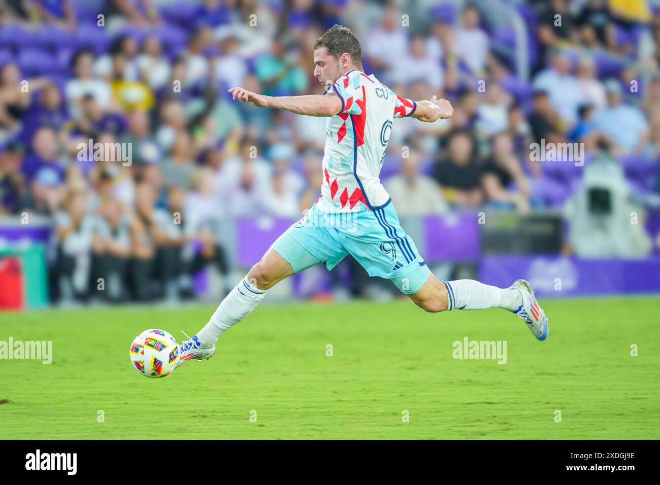 Orlando, Florida, USA, June 22, 2024, Chicago Fire forward Hugo Cuypers ...
