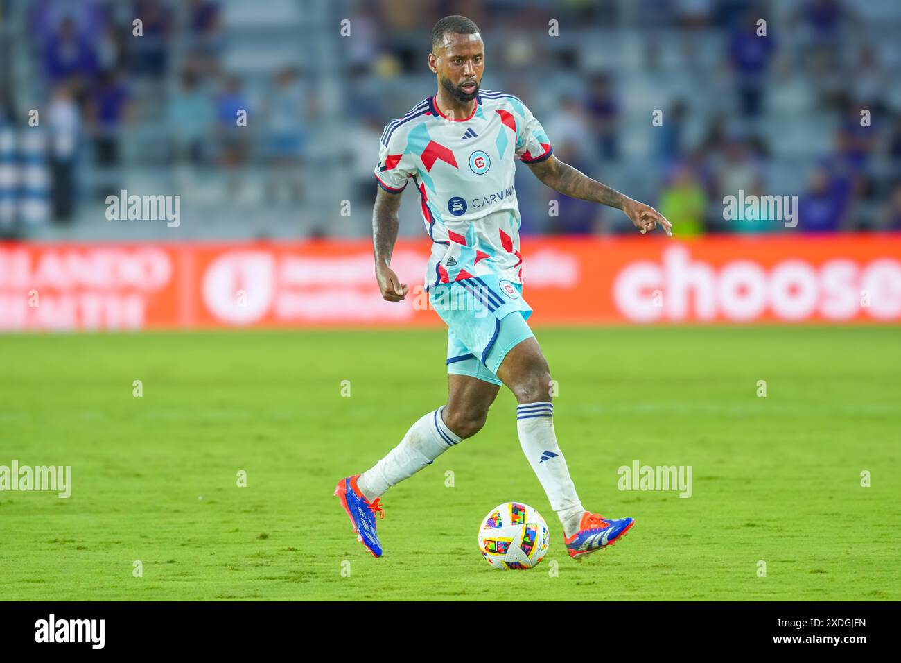Orlando, Florida, USA, June 22, 2024, Chicago Fire midfielder Kellyn ...